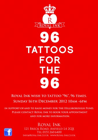 96 Tattoos for the 96 - The Empire of The Kop