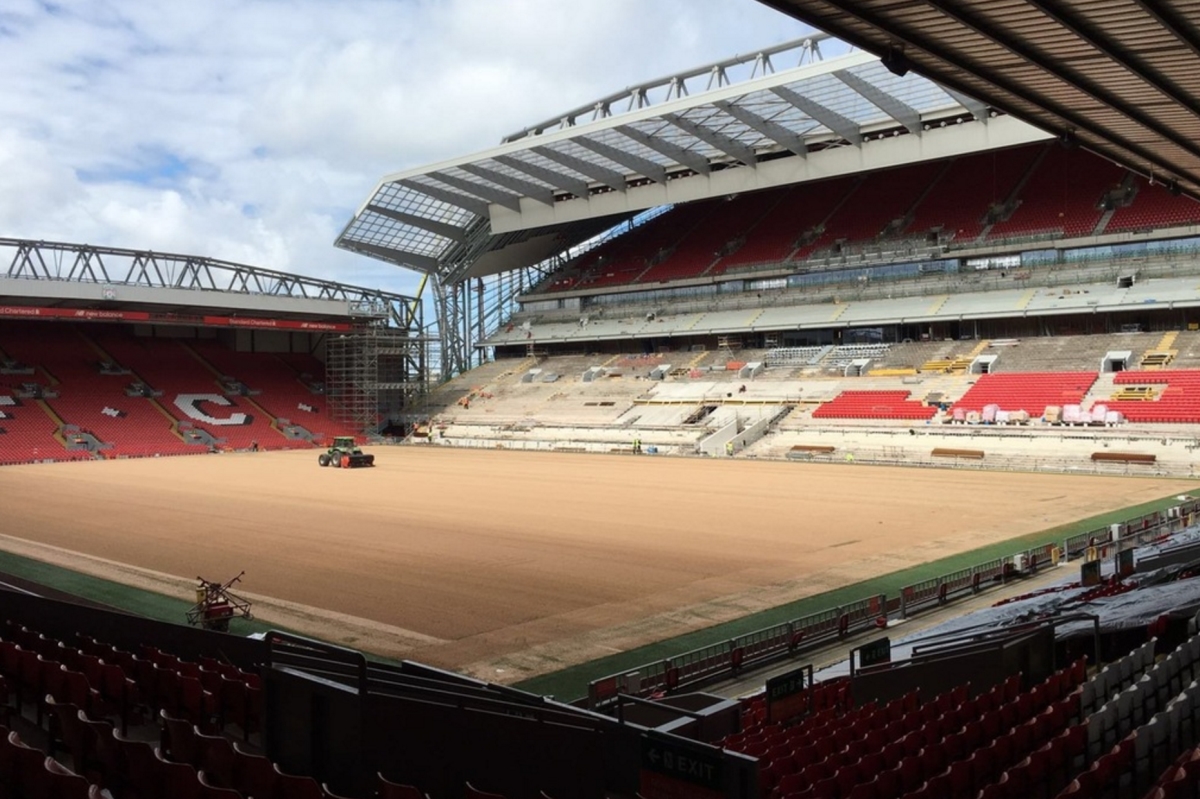Image reveals first glimpse of new players' tunnel at Anfield