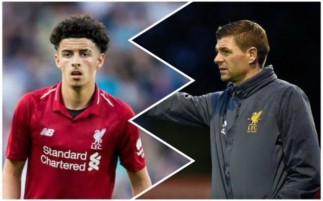 Carragher names the 17-year-old Gerrard spotted straight away