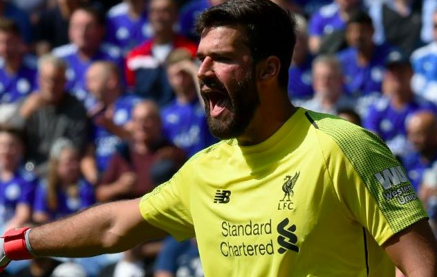 Alisson Labelled World Class By Liverpool Teammate