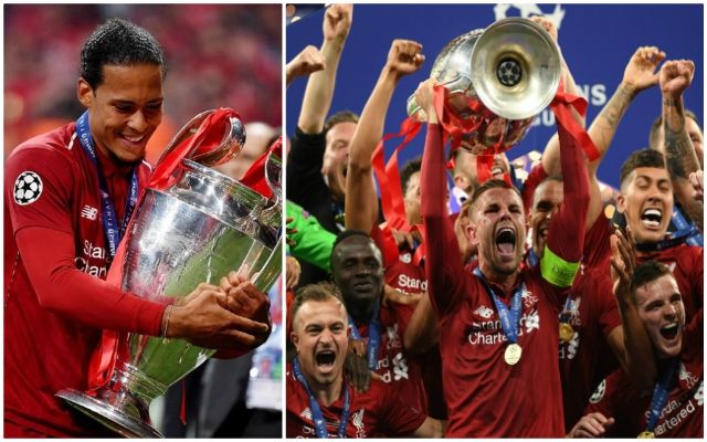 Van Dijk salutes Henderson after he captains Reds to CL glory