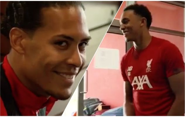 (Video) Van Dijk notes Trent's muscle gain while they banter over who's ...