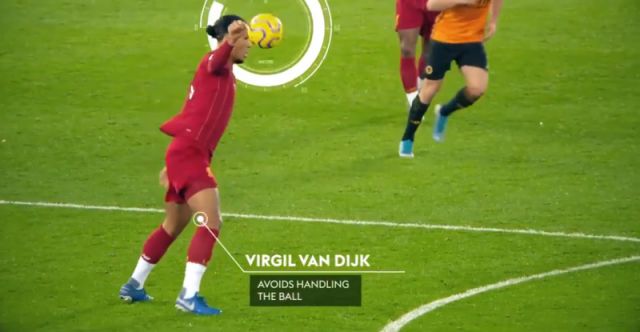 (Video) New angle clearly shows van Dijk didn't handle the ball in ...