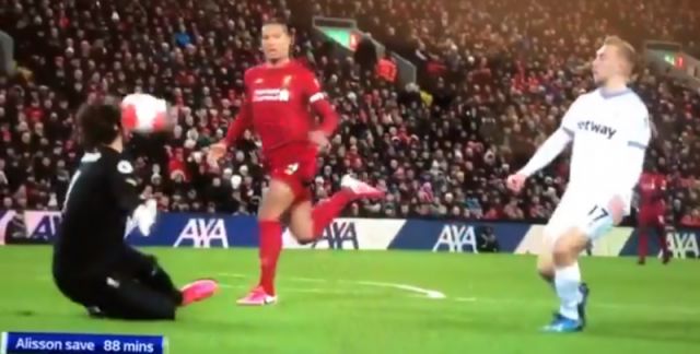 (Video) Alisson saves well with his face to make sure LFC collect ...