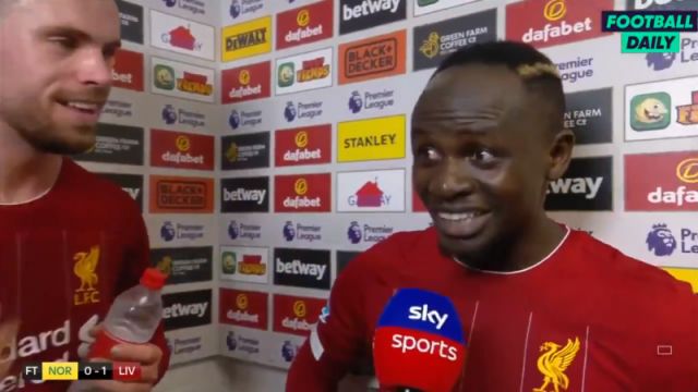 (Video) Mane's face when informed he's just scored his 100th goal in ...