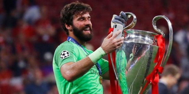 (Video) Alisson reveals what he said to his wife moments after winning ...