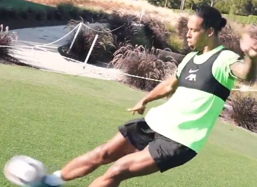 (Video) Van Dijk releases pre-season training montage