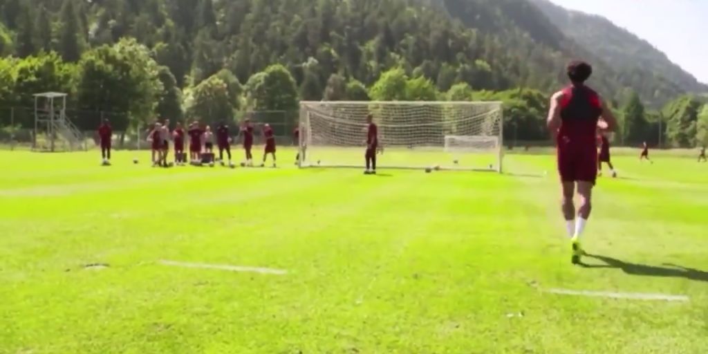 (Video) Trent scores with sweet strike in LFC training - no 'keeper is ...