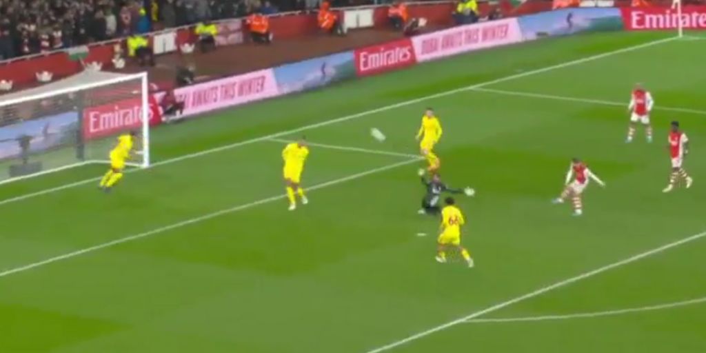 Alisson makes huge save before Liverpool open scoring