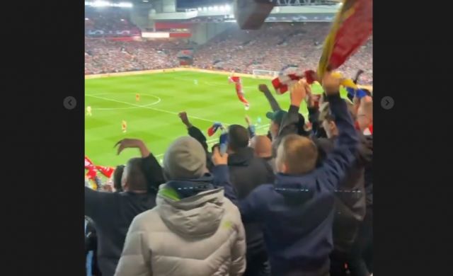 (Video) Fabinho's wife, Rebecca, shares cool Anfield footage