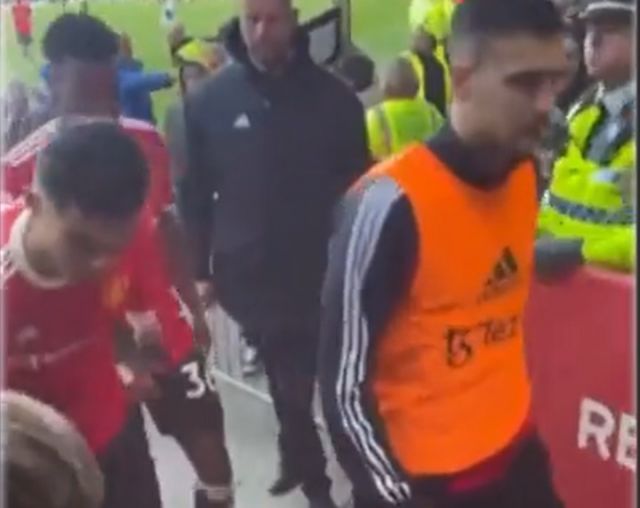 (Video) Ronaldo smashes young fan's phone after Everton loss