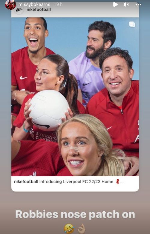 Fowler's iconic nose-strip recreated in Liverpool photo shoot