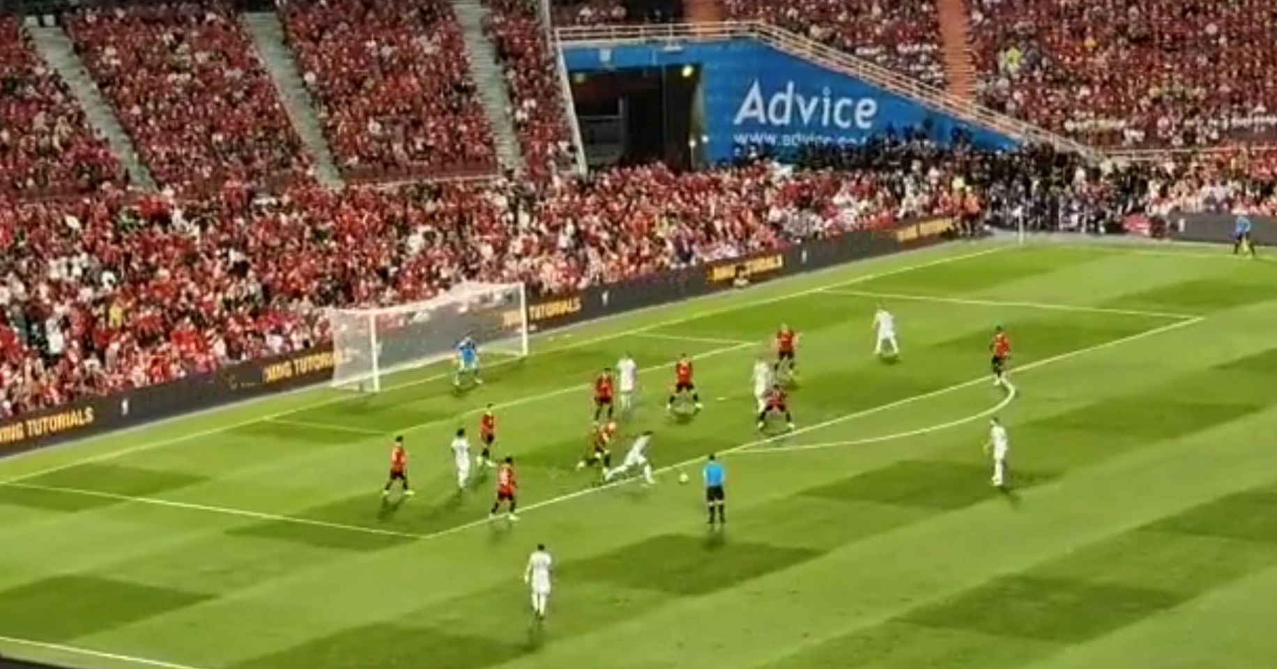 New angle of goalmouth scramble where Liverpool had six shots