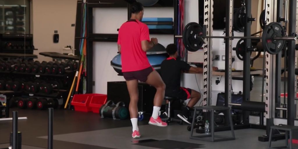 (Video) Van Dijk shows off goofy side with AXA centre dance