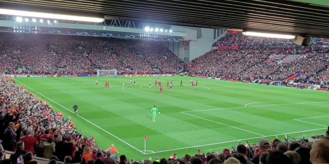 Anfield produces a rapturous reception for Luis Diaz
