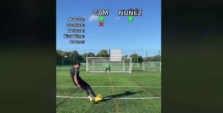 (Video) Nunez cold as ice; demolishes opponent in shooting challenge