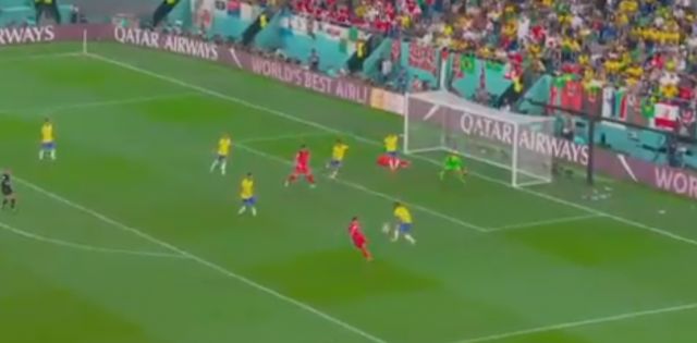 (Video) Alisson produces save of the tournament with instinctive stop