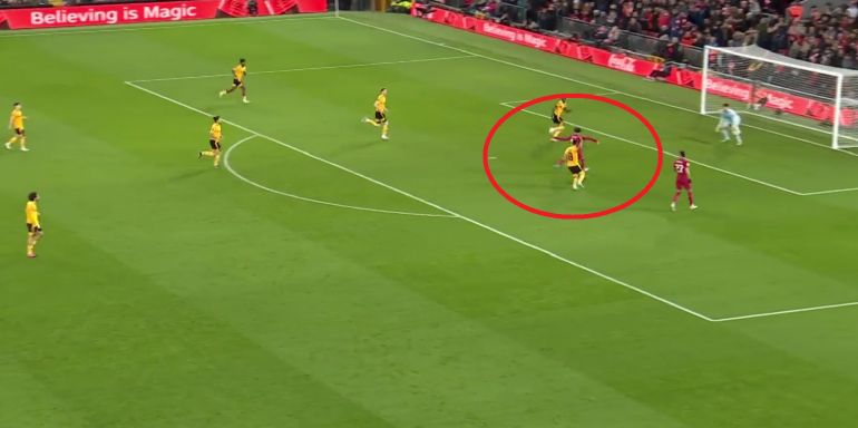 (Video) Salah cold with Liverpool goal after nightmare Wolves defending