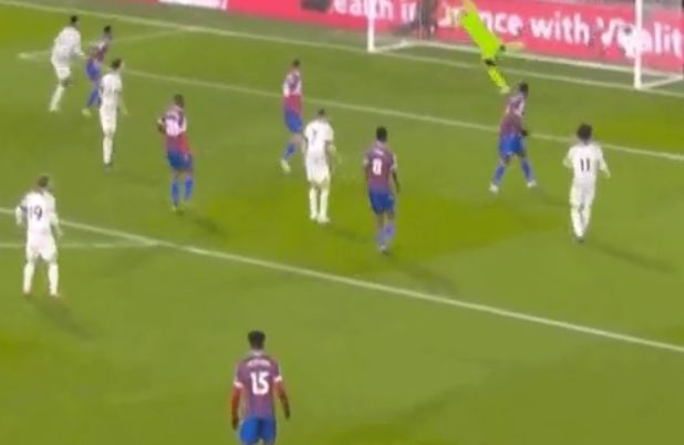 Salah rattles the crossbar with aesthetically pleasing first-time strike