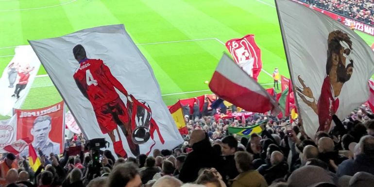 Anfield looks majestic as 'Flag Day' is a roaring success