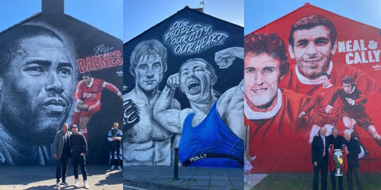Anfield graced with three new murals as local artwork continues