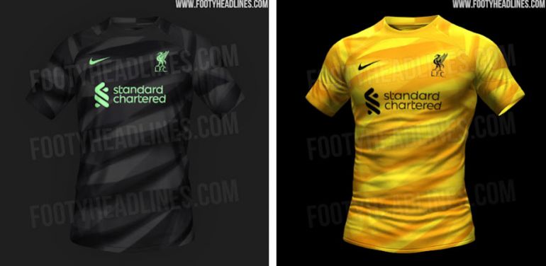 (Images) Liverpool's Nike goalkeeper kits unveiled in latest alleged leak
