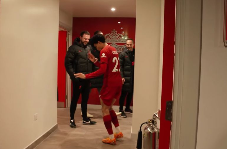 Diaz's goofy post-match dance will have LFC fans grinning from ear to ear
