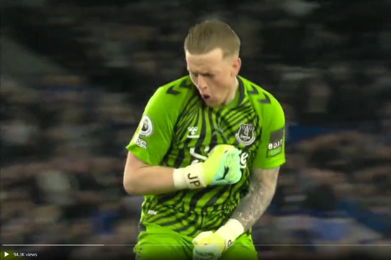 (Video) Jordan Pickford's penalty save celebration most cringeworthy thing