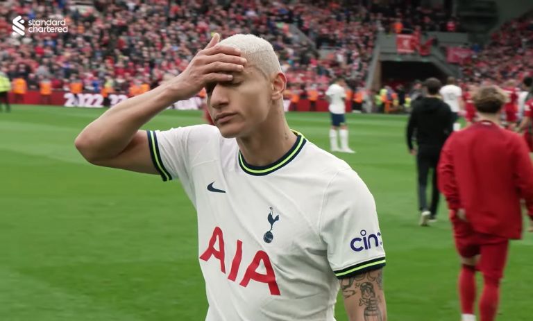 Richarlisons Shellshocked Reaction At Full Time Caught In Post Match Clip