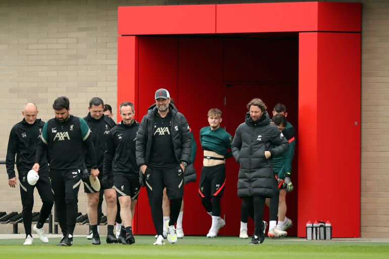 Seven notable inclusions in Liverpool training - and three absentees