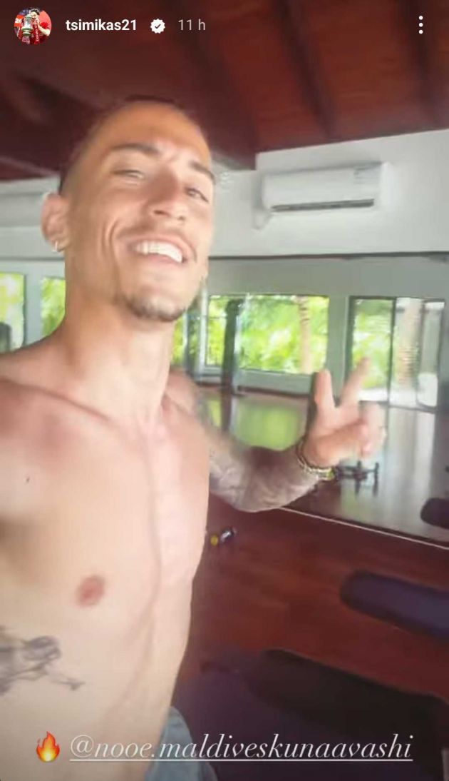 Tsimikas starts work for new season early in Maldives treadmill clip