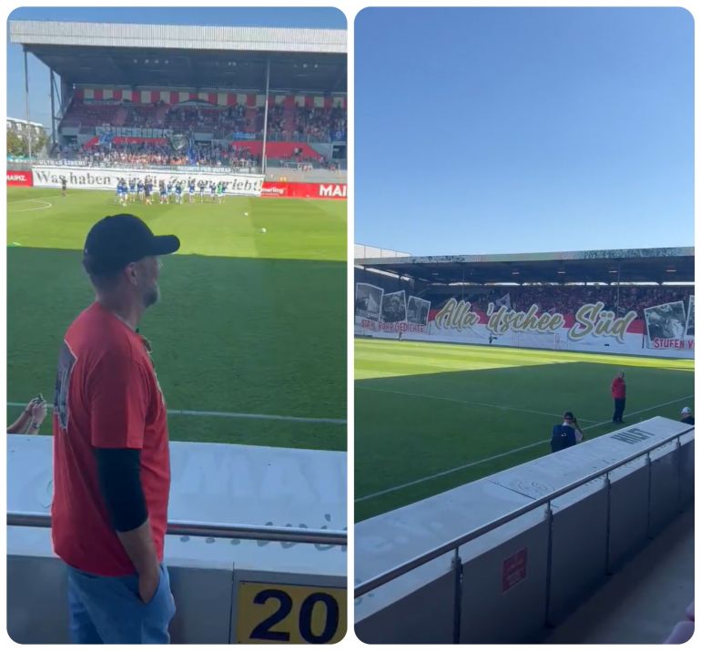 (Video) Jurgen Klopp takes in the atmosphere at Mainz upon his return