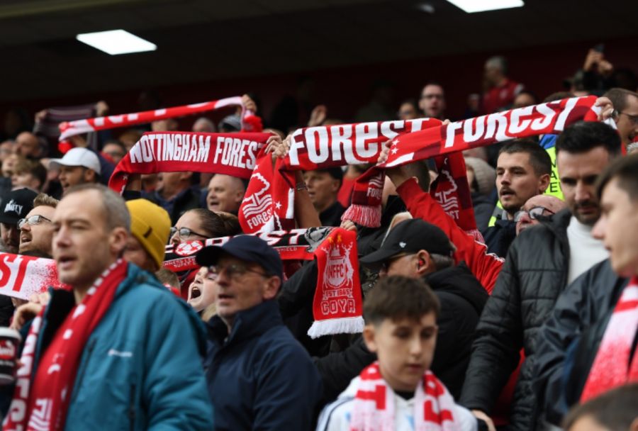 (Photo) Nottingham Forest fans show their class with message at Anfield