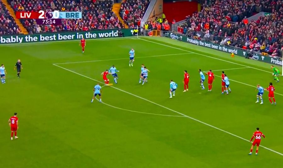 (Video) Diogo Jota leaves Flekken despairing with outstanding strike