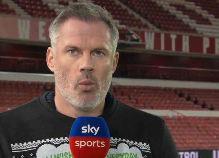 Jamie Carragher rages at Liverpool over 14th-minute incident v Palace