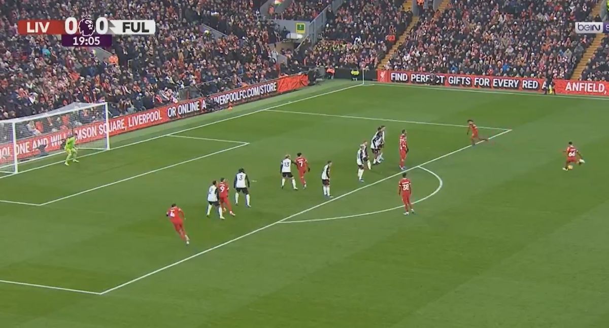 (Video) Masterful Trent free kick fires Liverpool in front against Fulham
