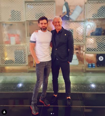 Rush drops surprise snaps with Mo Salah's agent Ramy Abbas Issa