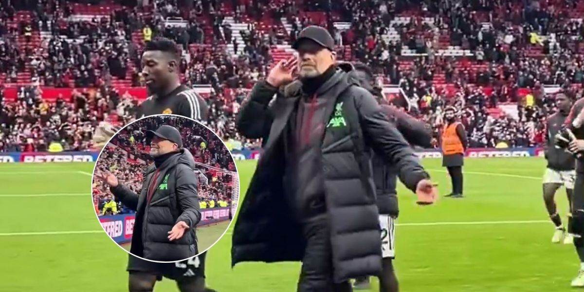 How Klopp reacted to abuse from Old Trafford crowd was perfect