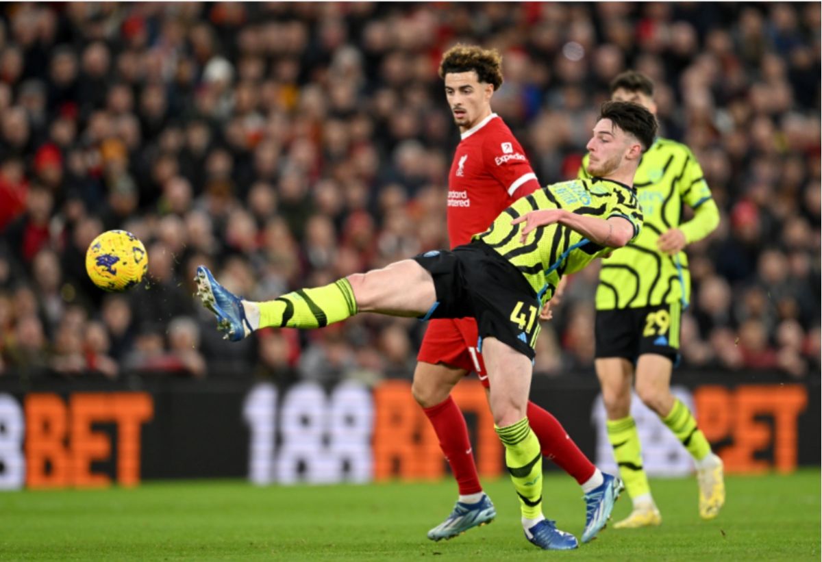 'Chaos'' - Declan Rice opens up on what it's like to face Liverpool at ...