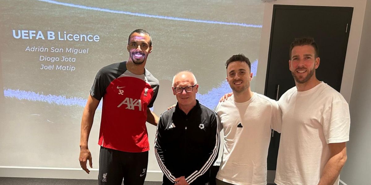 Three Liverpool players undertake UEFA B licence training