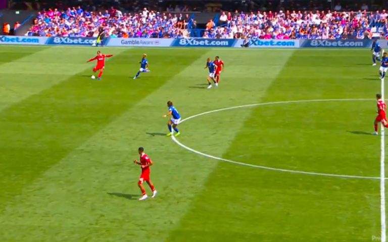 (Video) Watch as Van Dijk hits majestic pass in lead-up to Salah goal