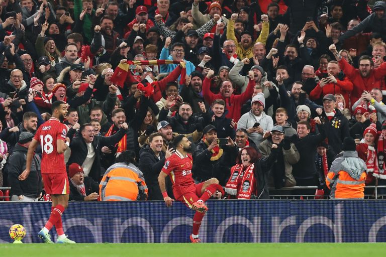 Liverpool fans send FSG a message with new Mo Salah flag
