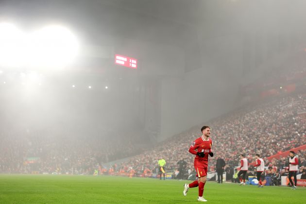 What Federico Chiesa & Alexis Mac Allister did during Liverpool fan chant