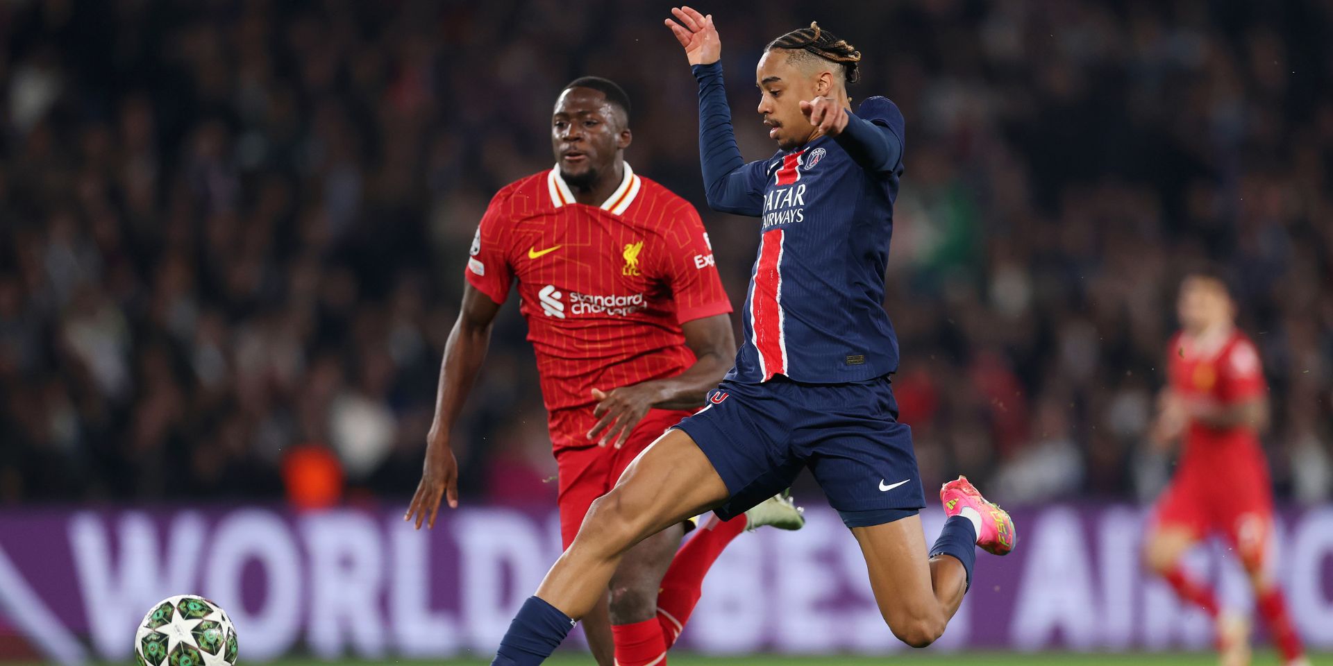 'I'm telling you': Konate hits back at red card accusation