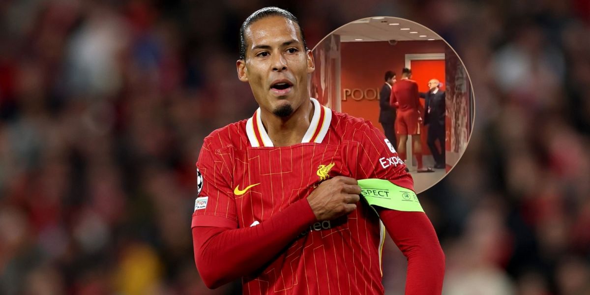 Van Dijk's Anfield tunnel meeting with PSG explained