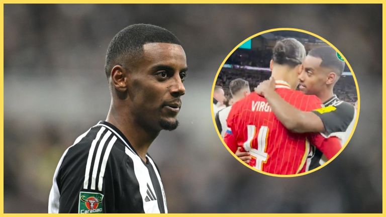What Isak & Van Dijk spotted doing after Carabao Cup will raise brows