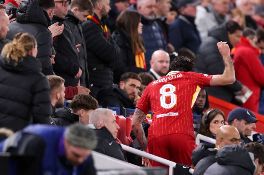 Szoboszlai unable to hide his frustration at full-time in Carabao Cup final