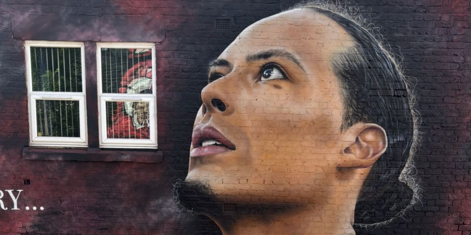 Virgil van Dijk tribute appears opposite Fowler mural