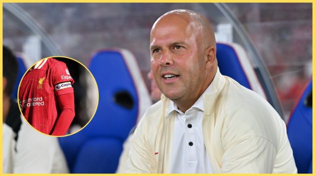 Arne Slot says he's selected Liverpool's new vice-captain