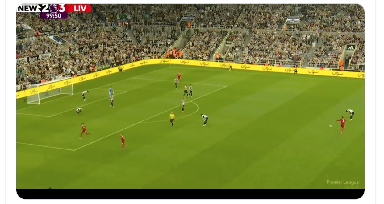 (Video) What VVD did after Ngumoha's late Newcastle strike